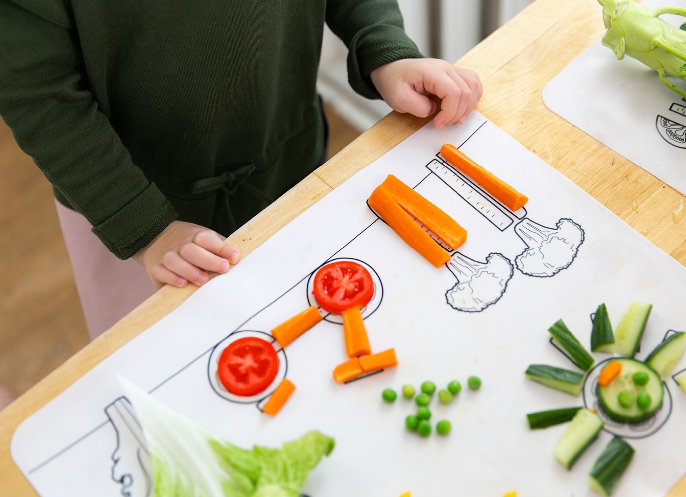 VeggieMat™ — Placemat making eating vegetables fun for kids