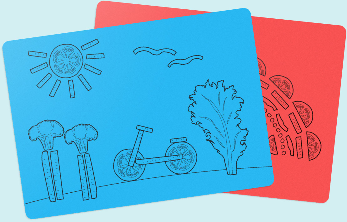 VeggieMat™ — Make eating vegetables fun for kids